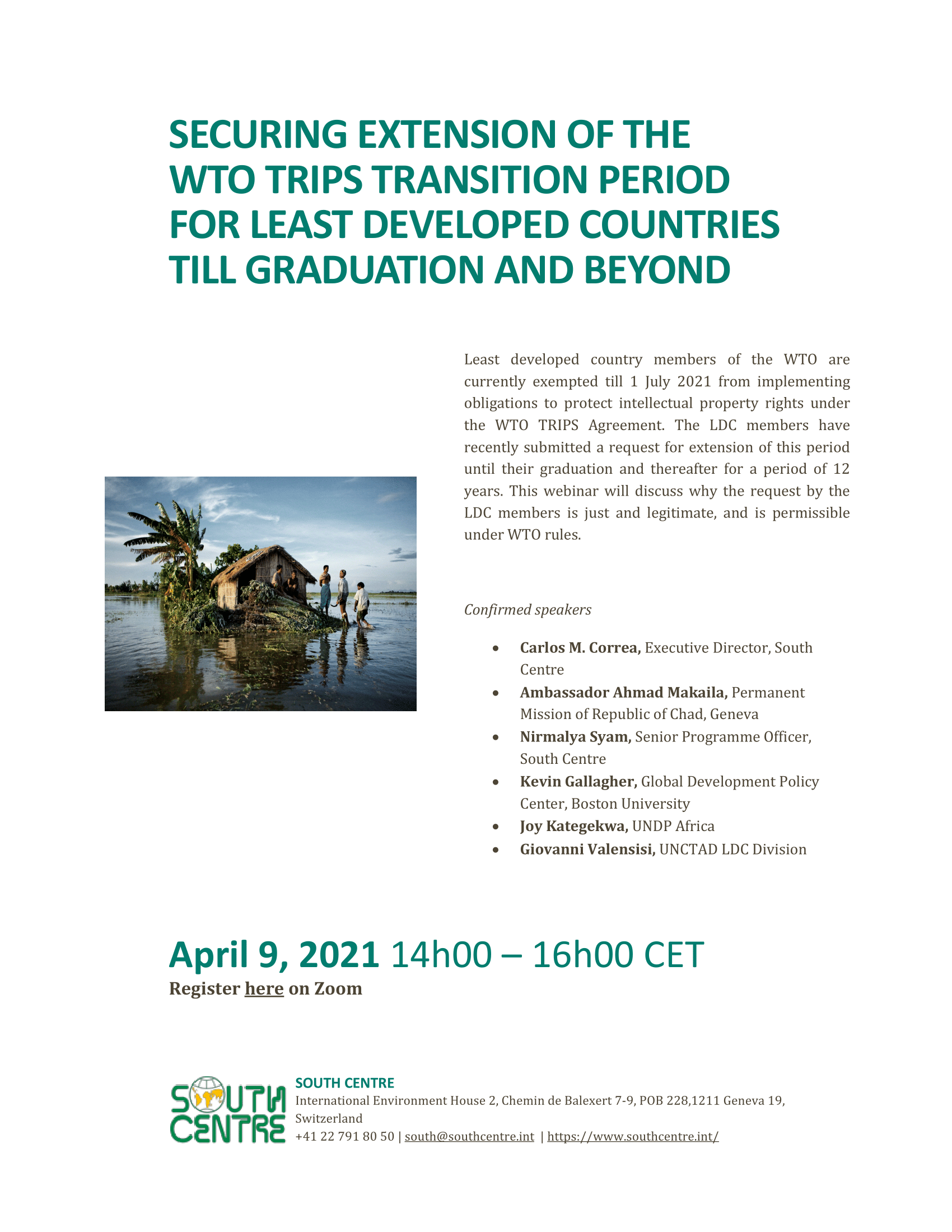 Securing Extension of the WTO TRIPS Transition Period for LDCs till ...
